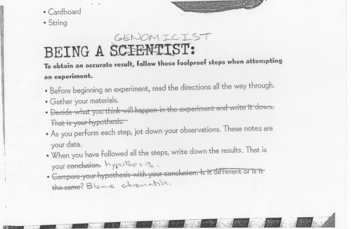 Being a Scientist: Genomicist – The Finch and Pea